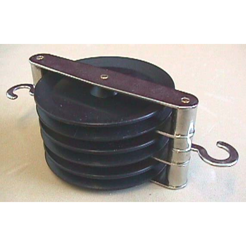 Triple Parallel Pulley, 50Mm